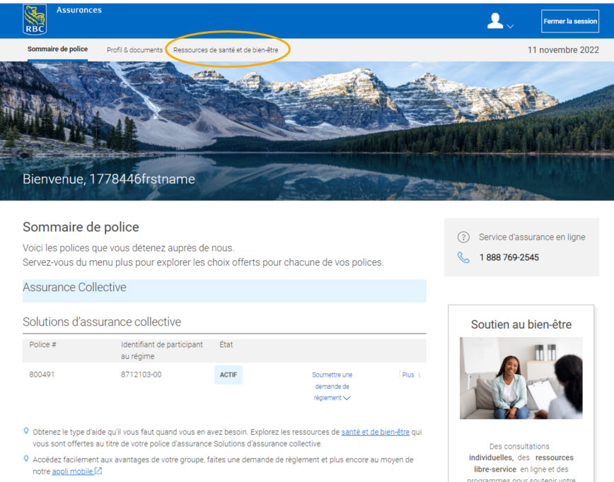Administration en ligne des Solutions d’assurance collective de RBC ...